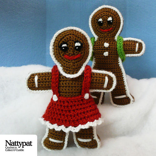 Ravelry: The Gingerbread Dolls pattern by Natalie Gagnon