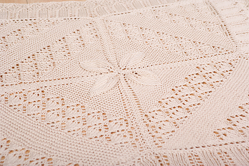 Ravelry: Baby Counterpane Christening Blanket pattern by Kay Meadors