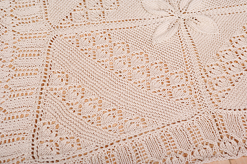 Ravelry: Baby Counterpane Christening Blanket pattern by Kay Meadors