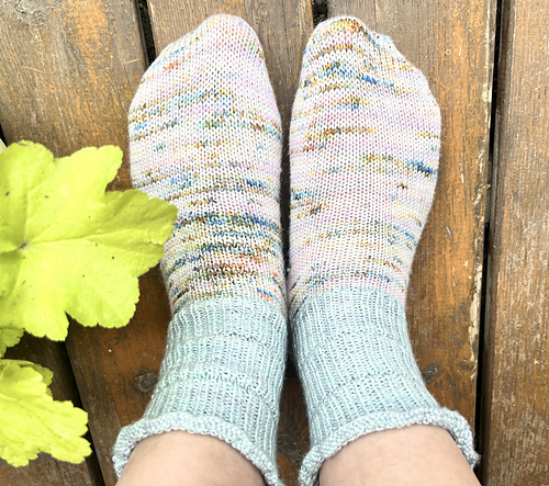 Ravelry: Simple Wavy Edge Socks pattern by nature Knits garden