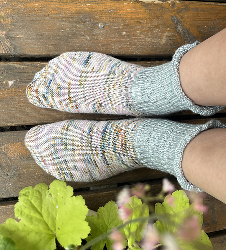 Ravelry: Simple Wavy Edge Socks pattern by nature Knits garden
