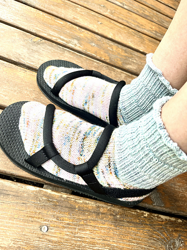 Ravelry: Simple Wavy Edge Socks pattern by nature Knits garden