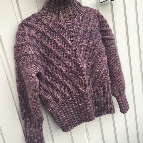 Ravelry: Fishbone chunky sweater pattern by Neringa Ruke