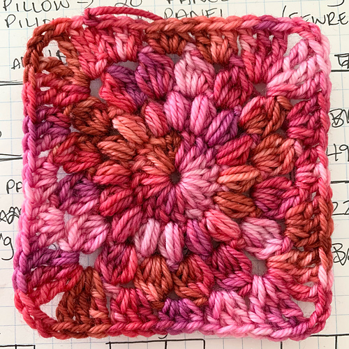 Ravelry: Basic Sunburst Pillow pattern by Mallory Krall