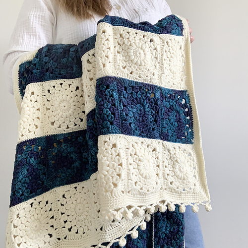 Ravelry: Summer Stripes Sunburst Blanket pattern by Mallory Krall