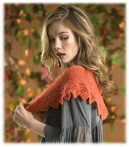 Ravelry: Lace Leaf Shawlette pattern by Nazanin S. Fard