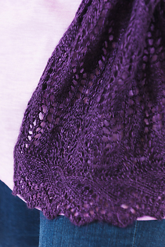 Ravelry: Amethyst Keyhole Wrap pattern by Nazanin S. Fard