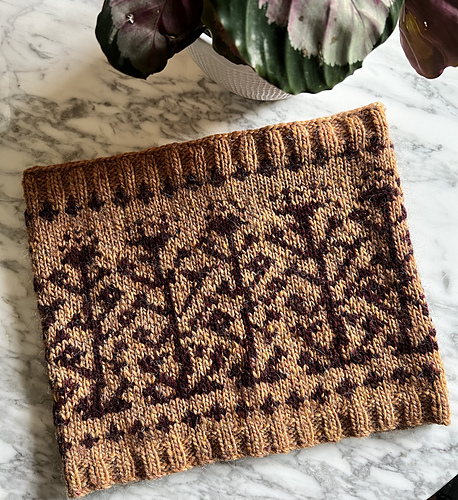 Ravelry: Vines Entwined Cowl pattern by Heather L. Davis
