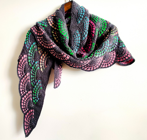 Ravelry: Exotic Wedges Scarf pattern by Dolly Laishram Bhardwaj
