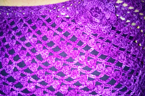 Ravelry: Spiral Shoulder Poncho pattern by Jane Brooker