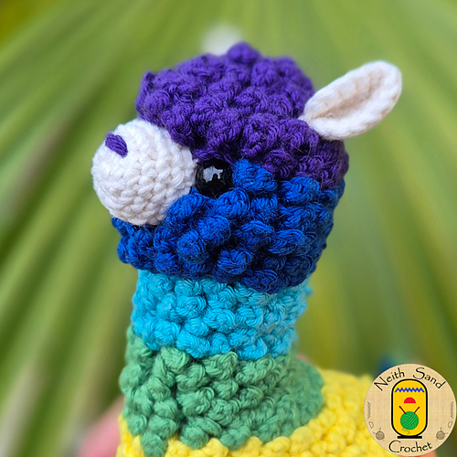 Ravelry: Niji the Rainbow Alpaca pattern by Neith Sand