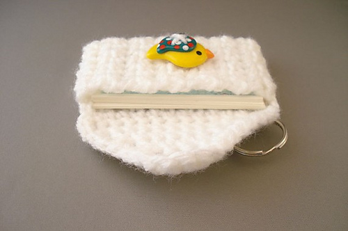 Ravelry: Keychain Business Card Holder pattern by Denelle Campbell