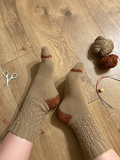 Ravelry: Cryptids Socks pattern by Waning Gibbous Creations