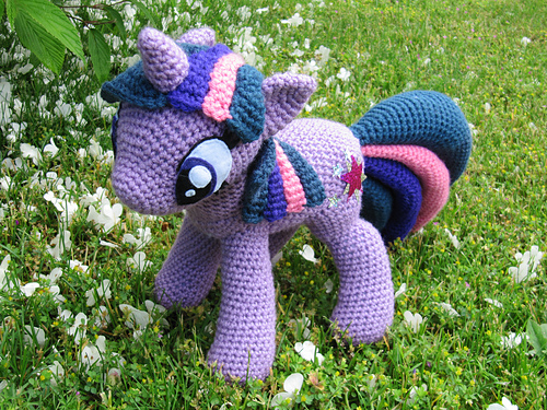Ravelry: Twilight Sparkle from My Little Pony pattern by The Nerdy Knitter