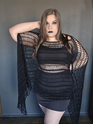 Ravelry: The Midnight Cloak pattern by Nessas Knots