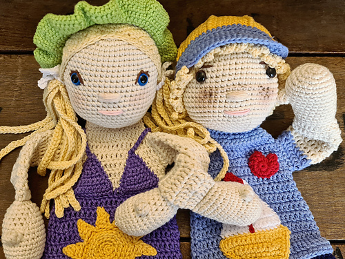 Ravelry: Melly Teddy Ragdoll Sunshine Kids pattern by Melanie Grobler