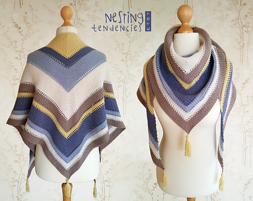 Ravelry: Coffee Shop AU Shawl pattern by Nesting Tendencies