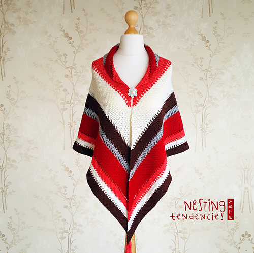 Ravelry: Coffee Shop AU Shawl pattern by Nesting Tendencies