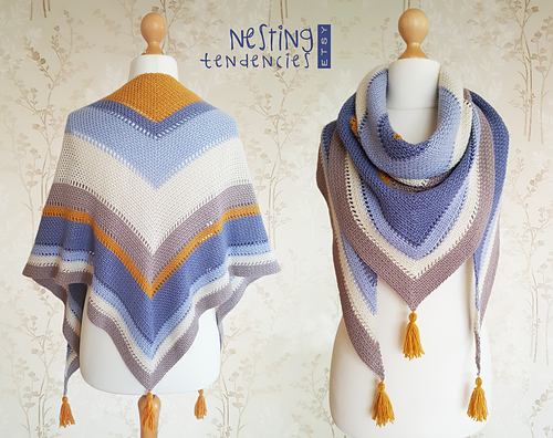 Ravelry: Coffee Shop AU Shawl pattern by Nesting Tendencies