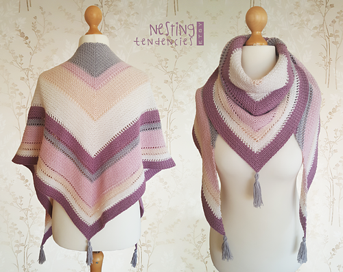 Ravelry: Coffee Shop AU Shawl pattern by Nesting Tendencies