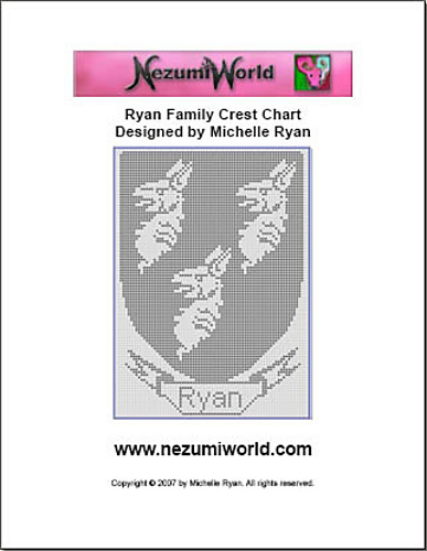 Ravelry: Ryan Family Crest Chart pattern by Michelle Ryan