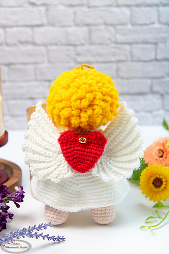 Ravelry: Cupid with Backpack, Bow, Arrow pattern by Nicole Riley