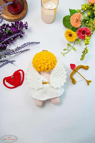 Ravelry: Cupid with Backpack, Bow, Arrow pattern by Nicole Riley