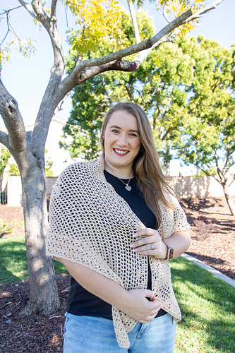 Ravelry: Bee Filet Crochet Shawl pattern by Nicole Riley