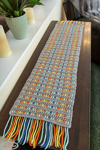 Ravelry: Woven Filet Table Runner pattern by Nicole Riley