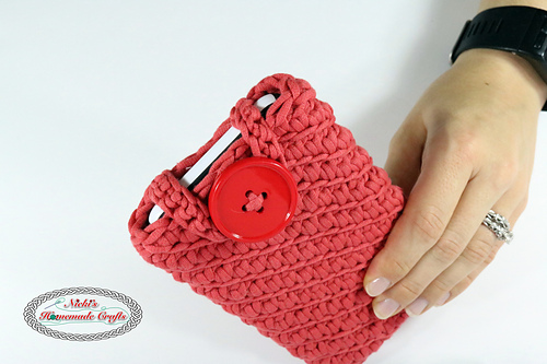 Ravelry: Cell Phone Pouch pattern by Nicole Riley