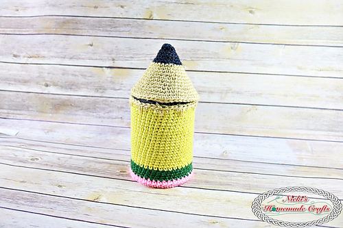 Ravelry: Pencil Shaped Pencil Holder pattern by Nicole Riley
