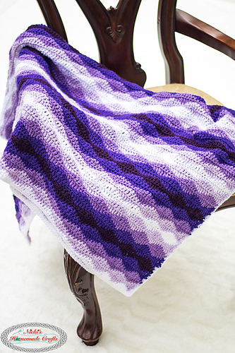 Ravelry: Rolling Waves Blanket pattern by Nicole Riley