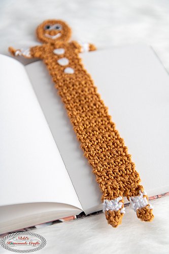 Ravelry: Gingerbread Man Bookmark pattern by Nicole Riley