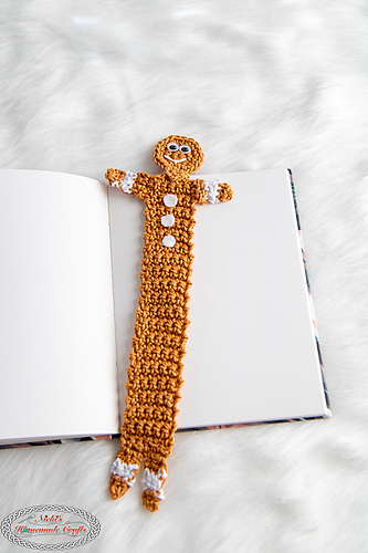 Ravelry: Gingerbread Man Bookmark pattern by Nicole Riley