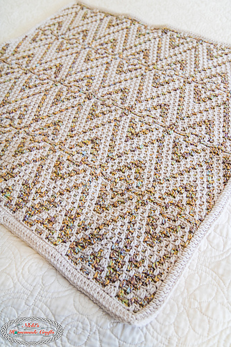 Ravelry: Mosaic Crochet Baby Blanket pattern by Nicole Riley
