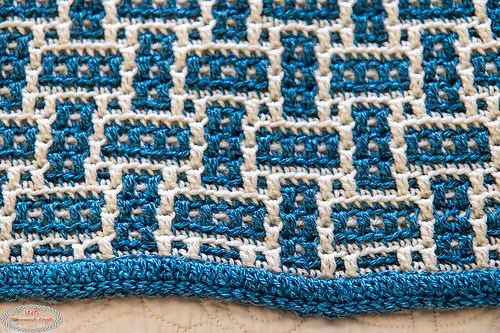 Ravelry: Mosaic Crochet Brick Weave Blanket pattern by Nicole Riley