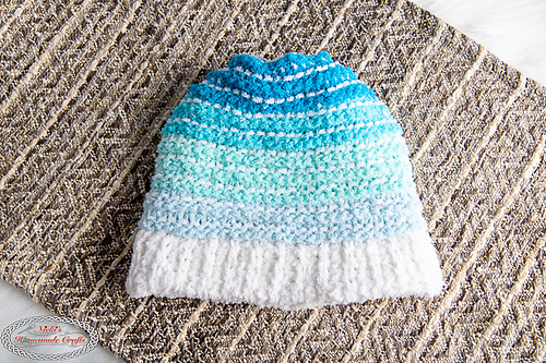 Ravelry: Striped Reversible Tunisian Crochet Hat pattern by Nicole Riley