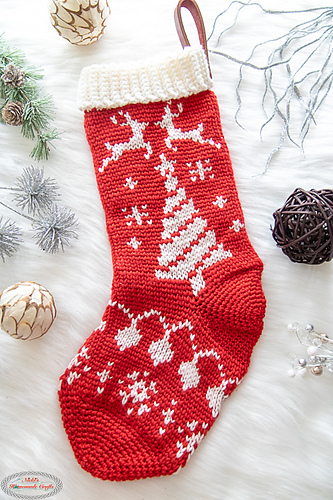 Ravelry: Magical Christmas Stocking pattern by Nicole Riley