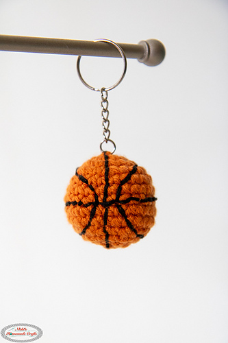 Ravelry: Basketball Keychain pattern by Nicole Riley