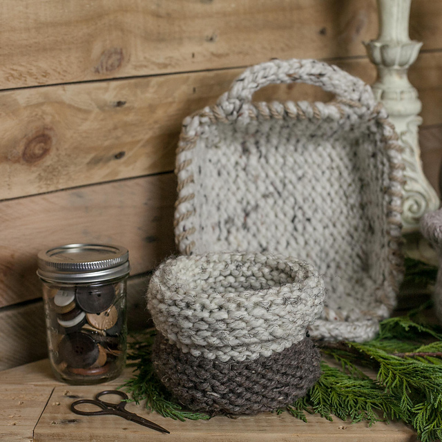 Ravelry: Small Round Basket pattern by Nicole F. Cox