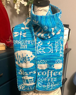 Ravelry: Gilmore Girls Inspired Scarf pattern by Nikita Goodman