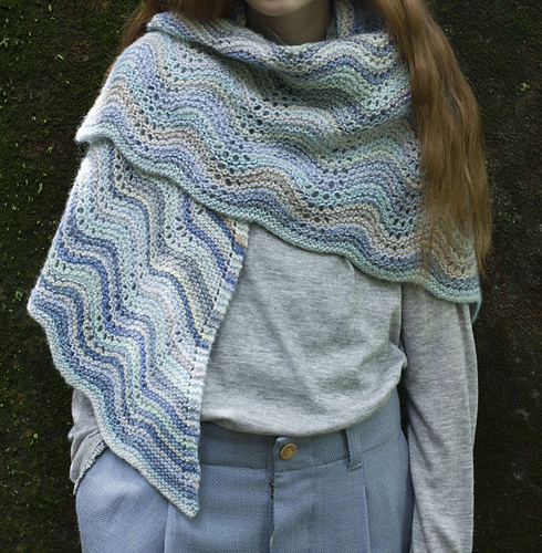 Ravelry: #2 Old Shale Shawl pattern by Bernd Kestler