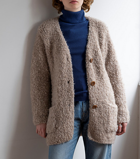 Ravelry: #13 Collarless jacket pattern by Puppy (Daidoh International ...