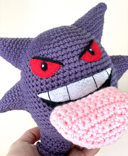 Ravelry: Gengar II Pokemon pattern by Nikki Twedell - Gnarlea