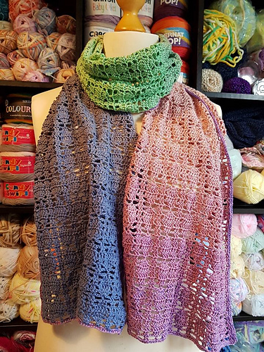 Ravelry: Leafy Boughs Wrap pattern by Heather C Gibbs (KCACO.UK)
