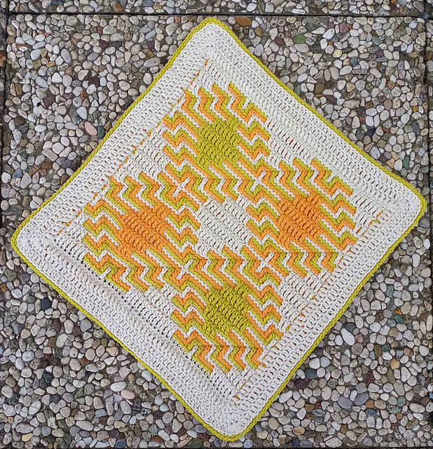 Ravelry: NinaMayer's Diamond Haze & Easy Envelope Border TEST