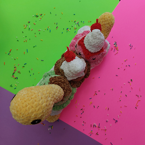 Ravelry: Bananasaurus Split pattern by Angela Ader