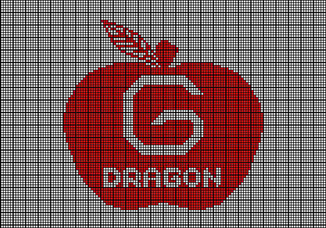 Ravelry: G-Dragon Logo Chart pattern by Brandy Johnson
