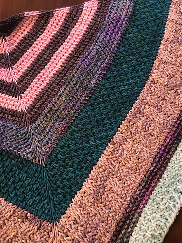 Ravelry: Tunisian Sampler Shawl pattern by Hayley Joanne Robinson