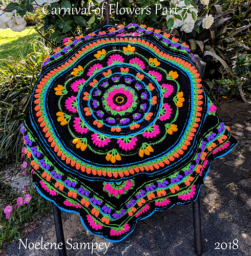 Ravelry: Carnival Of Flowers CAL pattern by Buttonnose Crochet